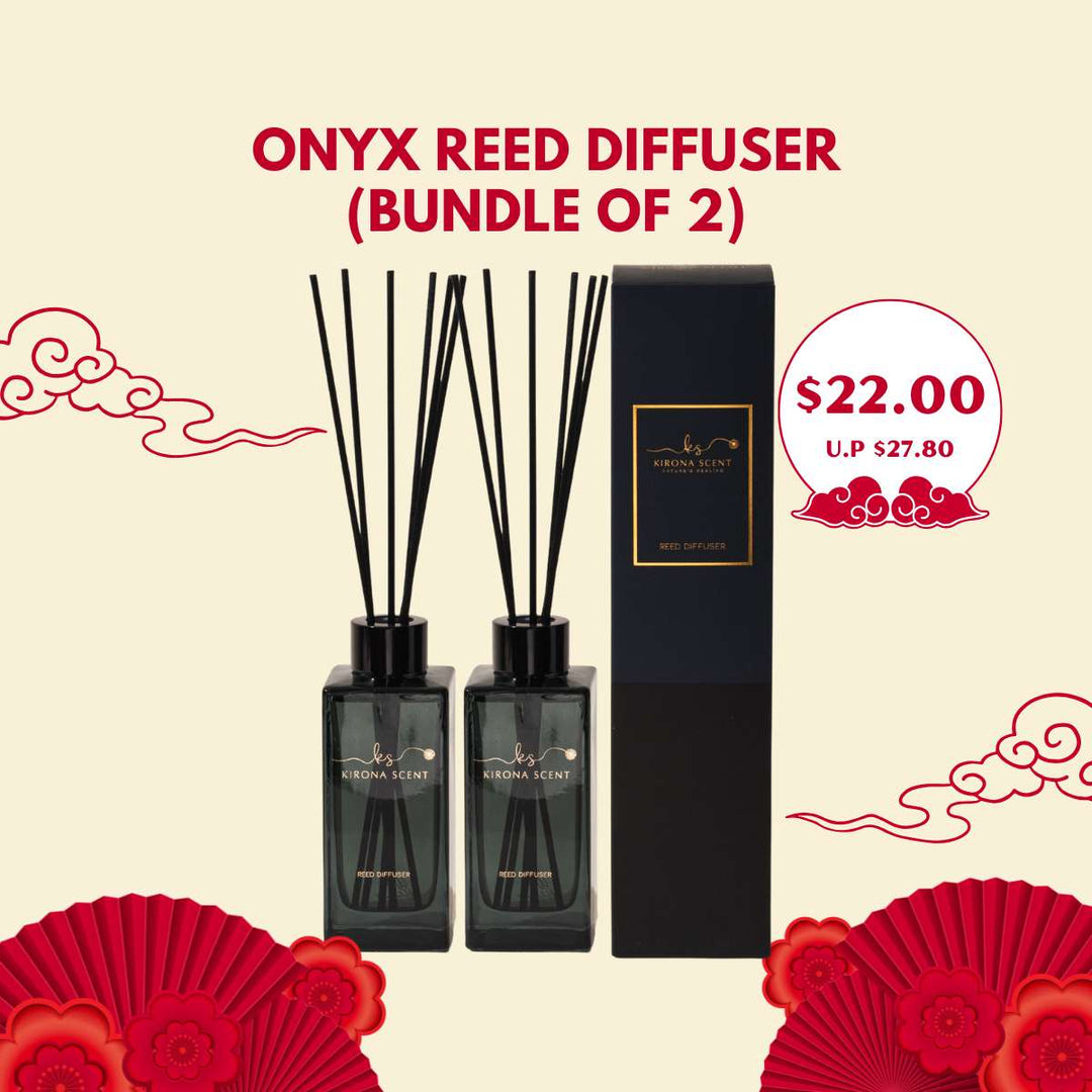 [CNY PROMO] Onyx Reed Diffuser (Bundle of 2) – Kirona Scent