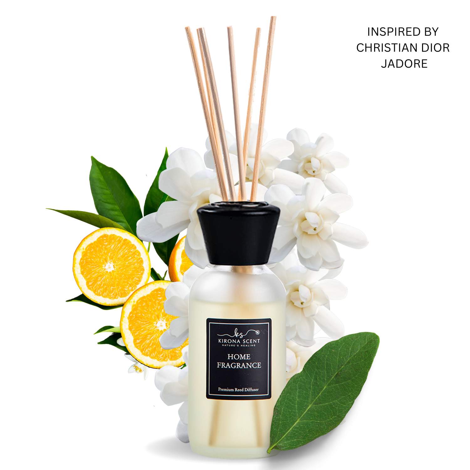 Spa Reed Diffuser (White) - Amber Passion Home Fragrance – Kirona Scent