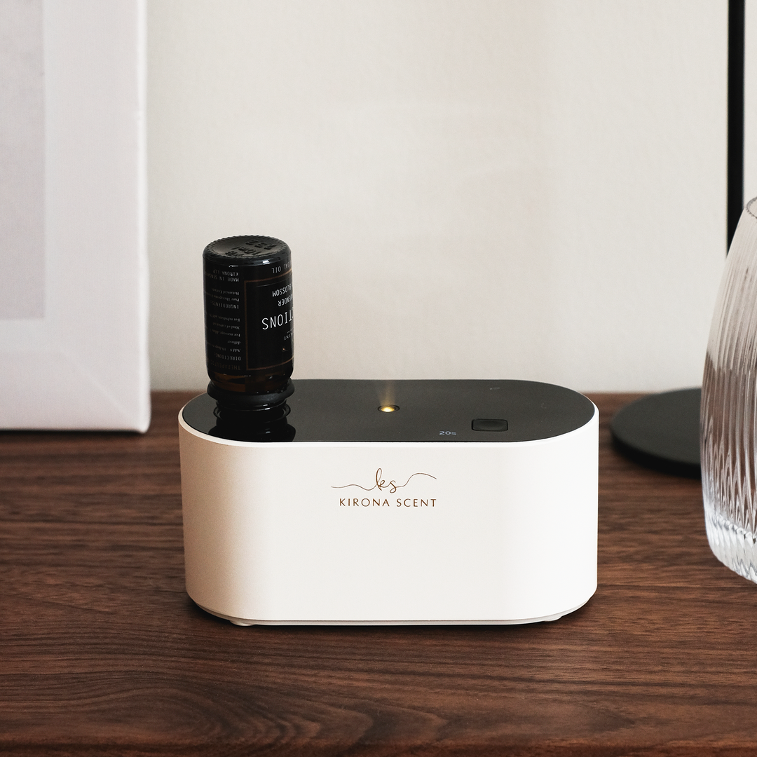 Waterless Diffuser - Zen Aroma Nebulizer (White) – Kirona Scent