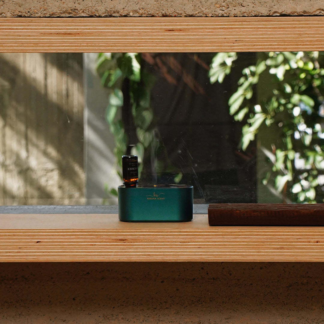 Waterless Diffuser - Zen Aroma Nebulizer (Green) – Kirona Scent