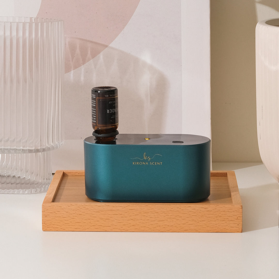 Waterless Diffuser - Zen Aroma Nebulizer (Green) – Kirona Scent