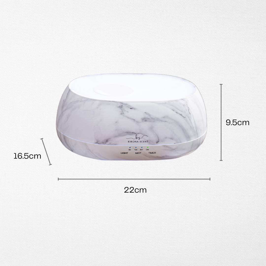 Mystic Paradise Aroma Diffuser (Marble) - Ultrasonic Humidifier ...