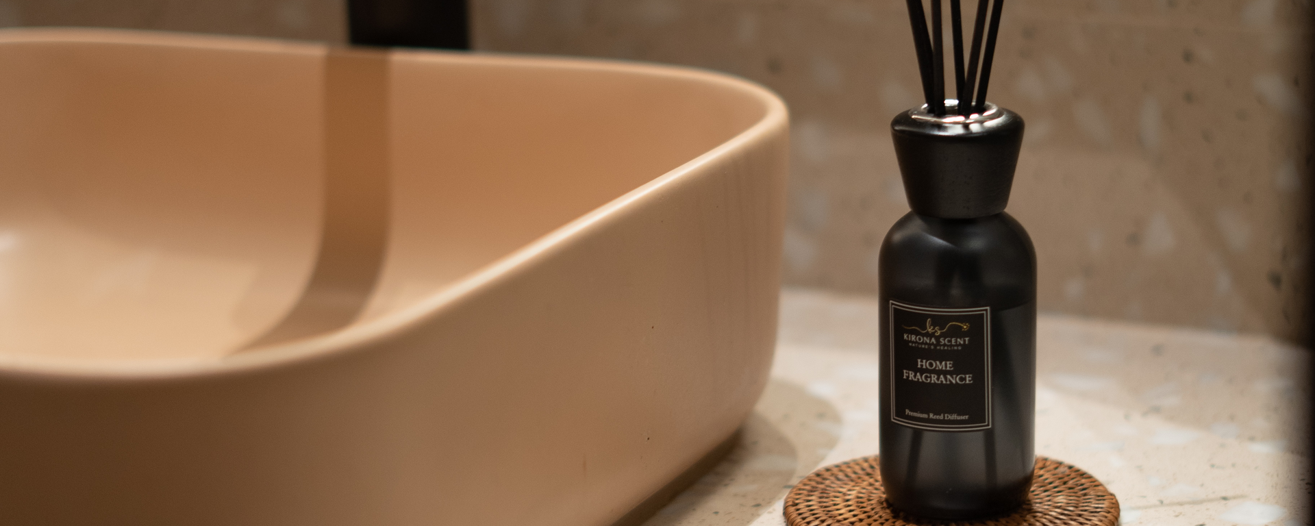 Spa Reed Diffuser (Black) – Kirona Scent