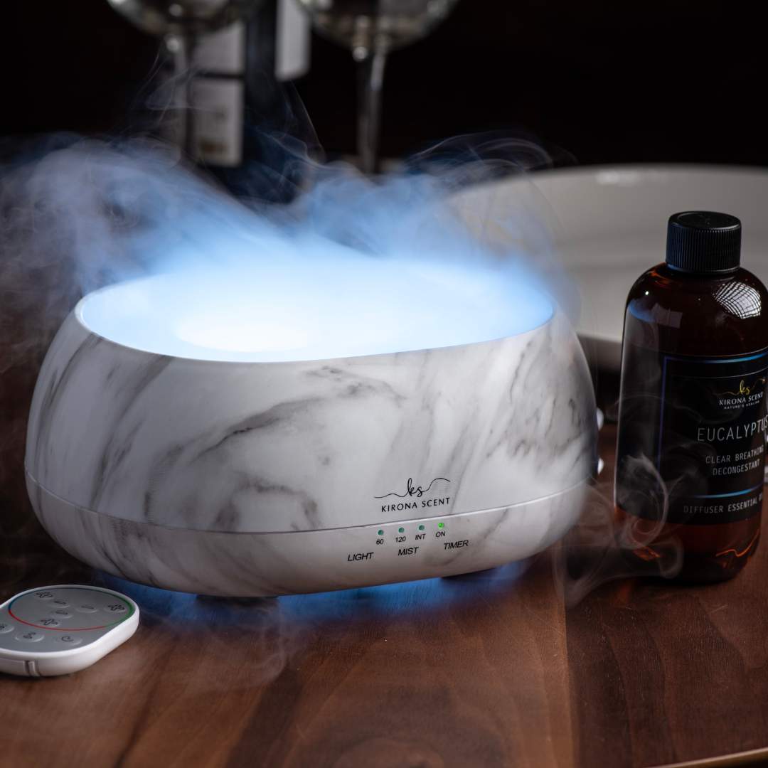 Mystic Paradise Aroma Diffuser (Marble) - Ultrasonic Humidifier ...