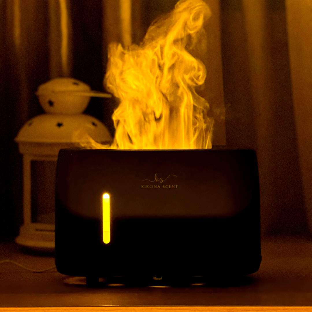 Kirona Scent Blazing Fire Aroma Diffuser (Black)